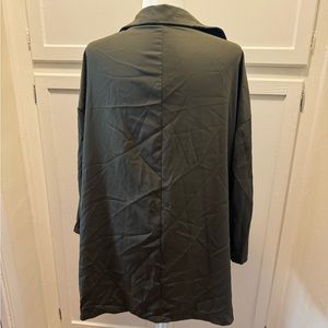 SHEIN | Jackets & Coats | Nwot Shein Army Green Coat | Poshmark